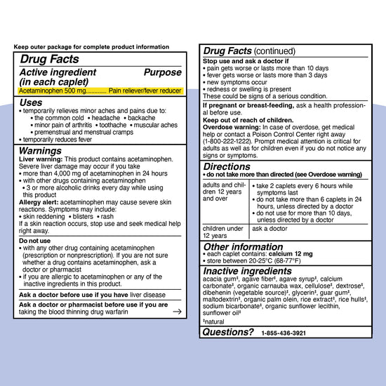 Acetaminophen Extra Strength – Genexa