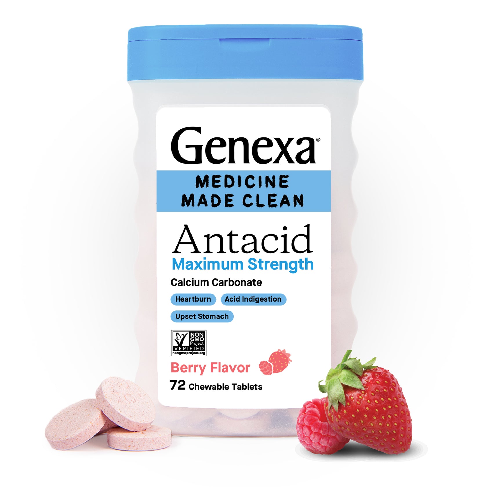 Antacid Maximum Strength Heartburn Medicine - OTC Chewable Tablets – Genexa