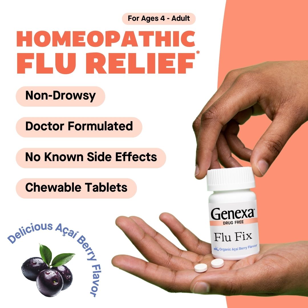 Flu Fix® Flu Medicine - Certified Organic, Non-GMO, Homeopathic Remedy ...